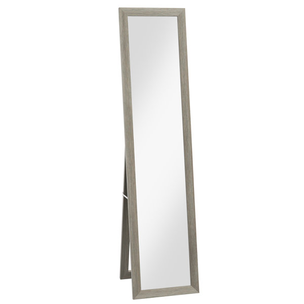 17 Stories Mahalet Wood Rectangle Mirror And Reviews Uk